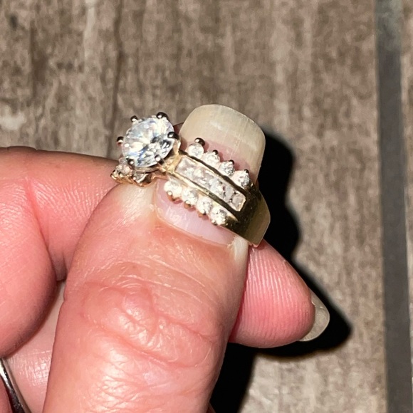 Jewelry | 14kp Cubic Zirconia Ring | Poshmark